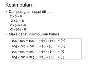 Ppt perkalian dan-pembagian-bilangan-bulat pertemuan 2 (1) | PPT
