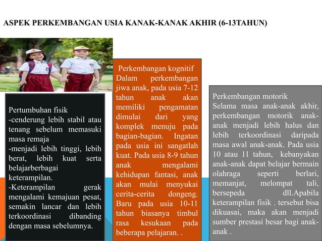 Ppt perkembangan anak usia awal akhir | PPTX