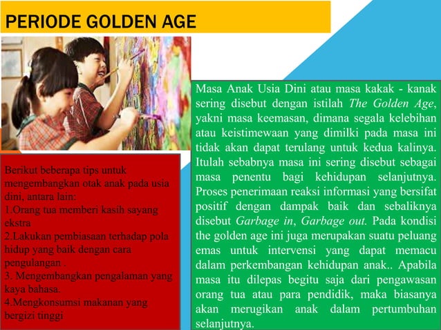 Ppt perkembangan anak usia awal akhir | PPTX