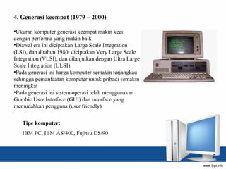 Perkembangan Komputer dalam Masyarakat | PPT