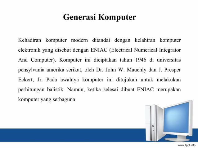 Ppt perkembangan komputer dalam masyarakat | PPT