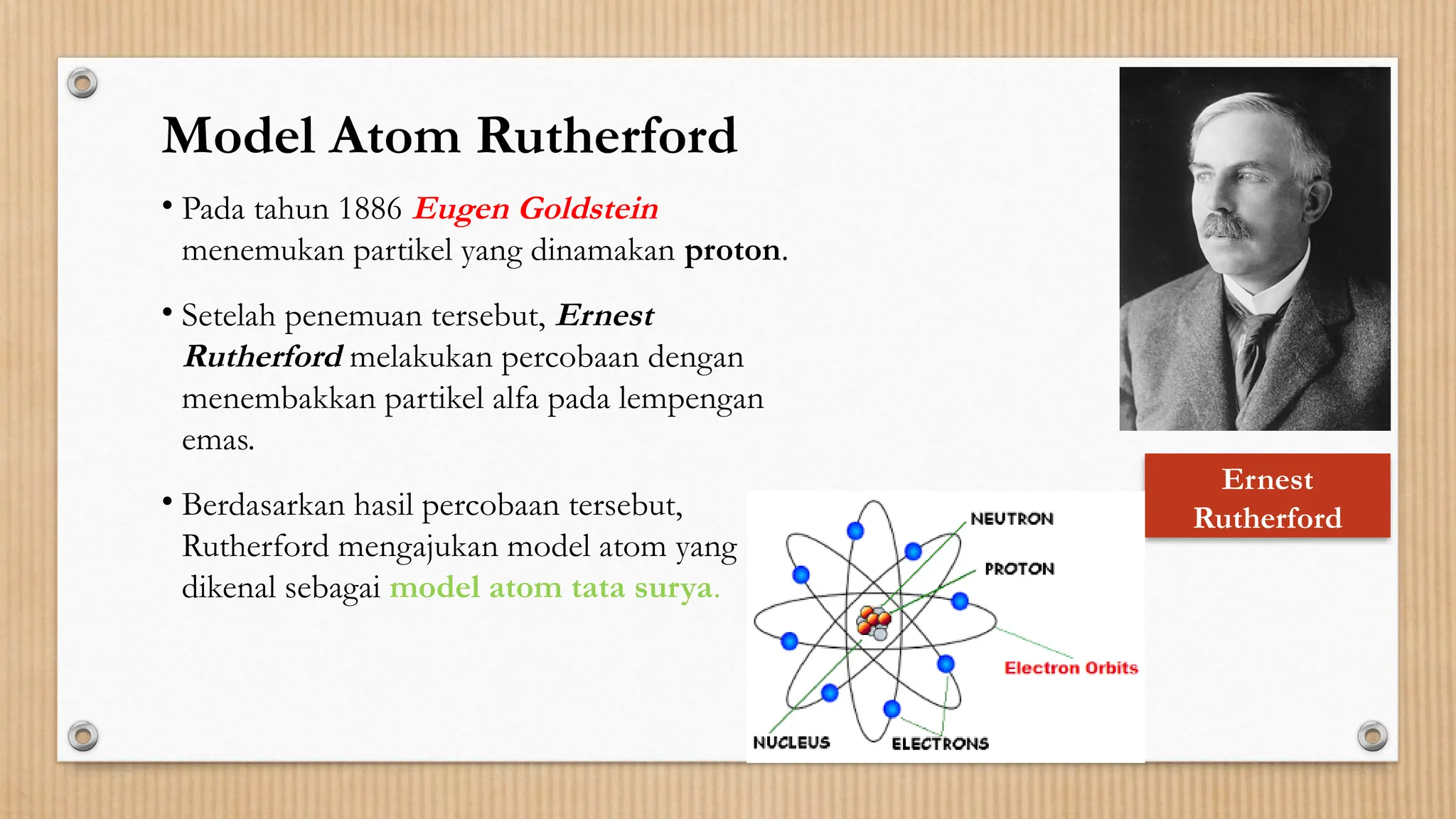 perkembangan model atom dalton thomson rutherford bohr | PPTX