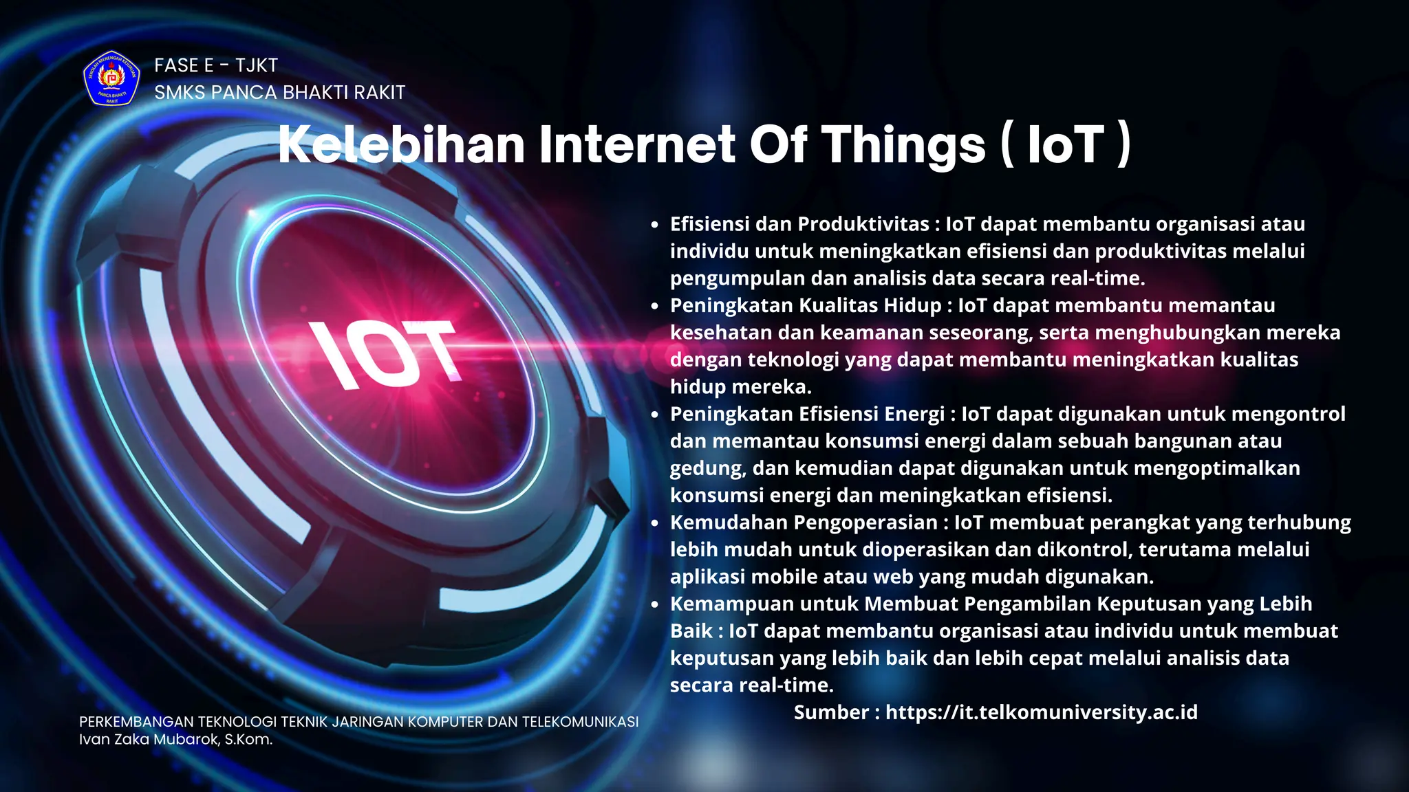 PPT PERKEMBANGAN TEKNOLOGI IOT 2 teknik jaringan komputer dan telekomunikasi | PDF