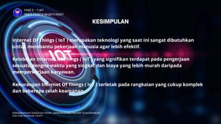 PPT PERKEMBANGAN TEKNOLOGI IOT 2 teknik jaringan komputer dan telekomunikasi | PDF