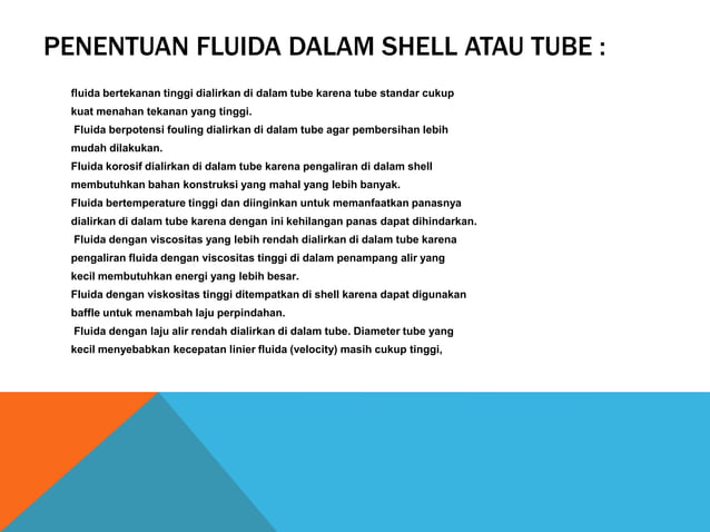 Ppt perpan shell and tube | PPTX