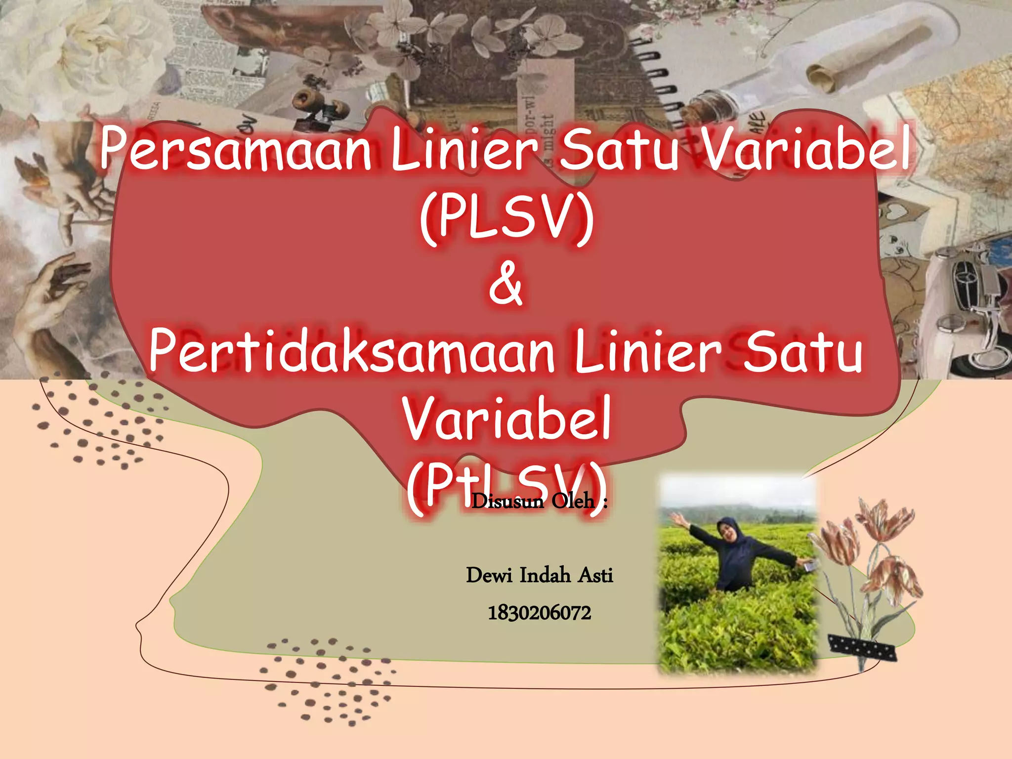 Ppt persamaan linier satu variabel (plsv) &pertidaksamaan linier satu ...