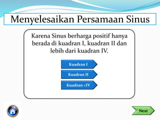 Ppt persamaan trigonometri | PPT