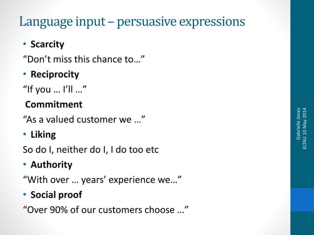 The power of persuasion: influencing others | PPTX