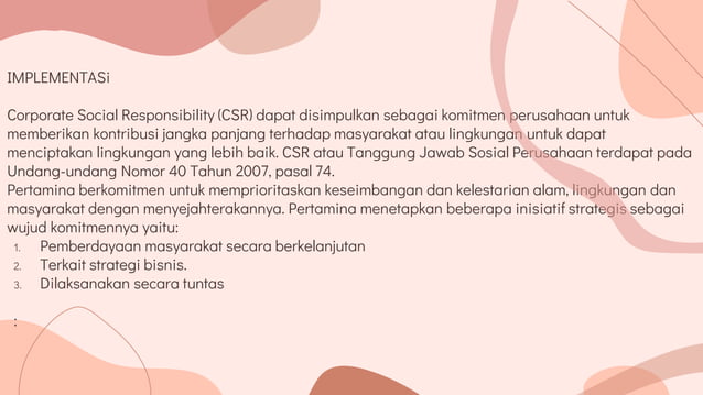 Tugas Kuliah Corporate Social Responsibility ( CSR ) : Analisis Penerapan CSR Studi Kasus pada ...