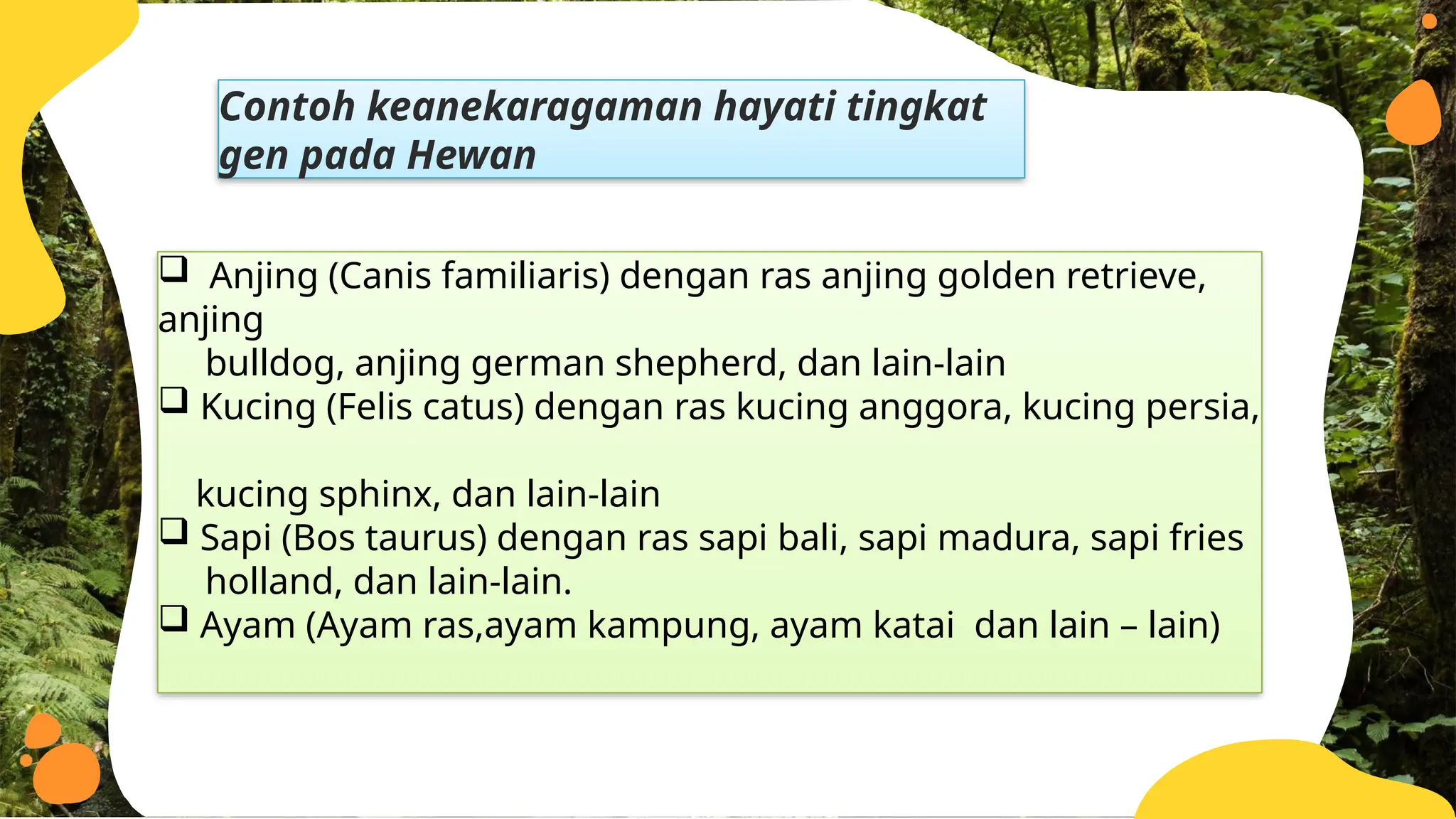 tingkat - tingkat keanekaragaman hayati(makhlukh hidup) | PPTX