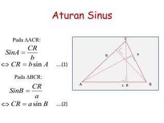 Ppt aturan sinus dan kosinus | PPTX