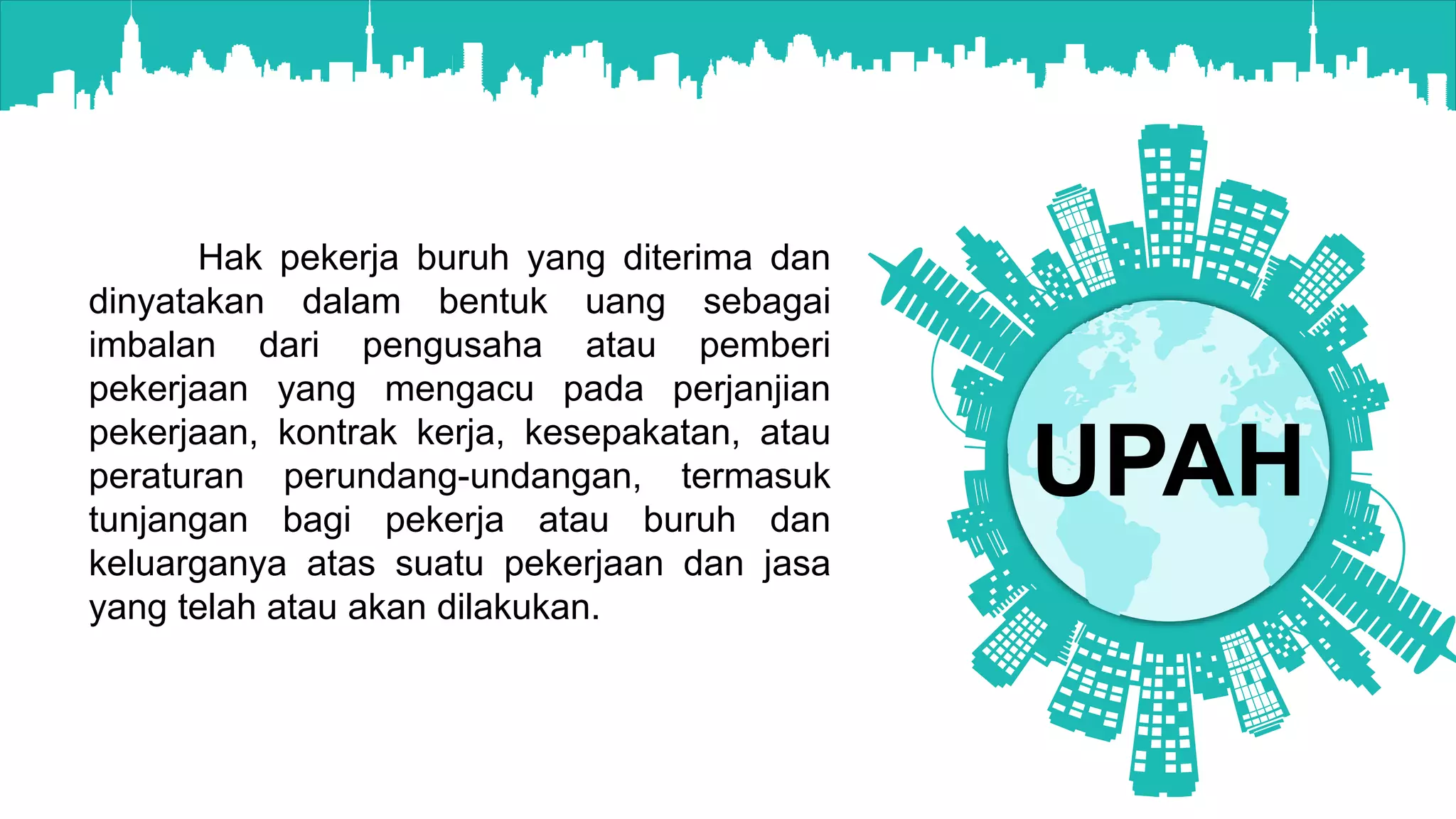 PPT Materi Upah dan Pengangguran | PPTX