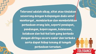 PPT P5 KEBHINEKAAN TUNGGAL tema toleransi | PPTX