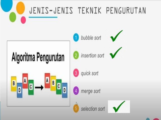 PPT PERTEMUAN ALOGARITMA SORTING OPPPPPPPPP | PPT