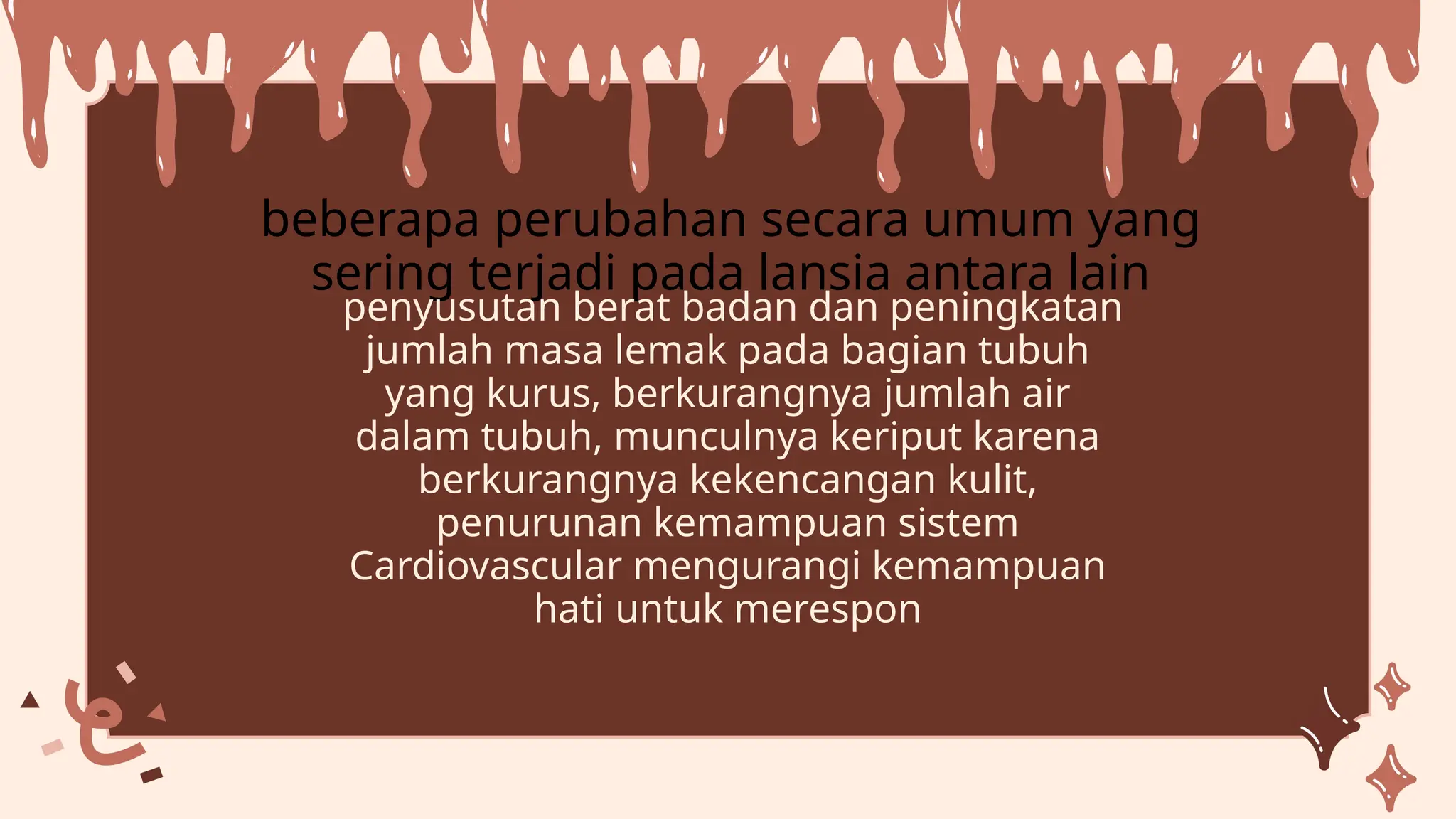 ppt perubahan fisik usia lanjut.mata pelajaran anatomi | PPT