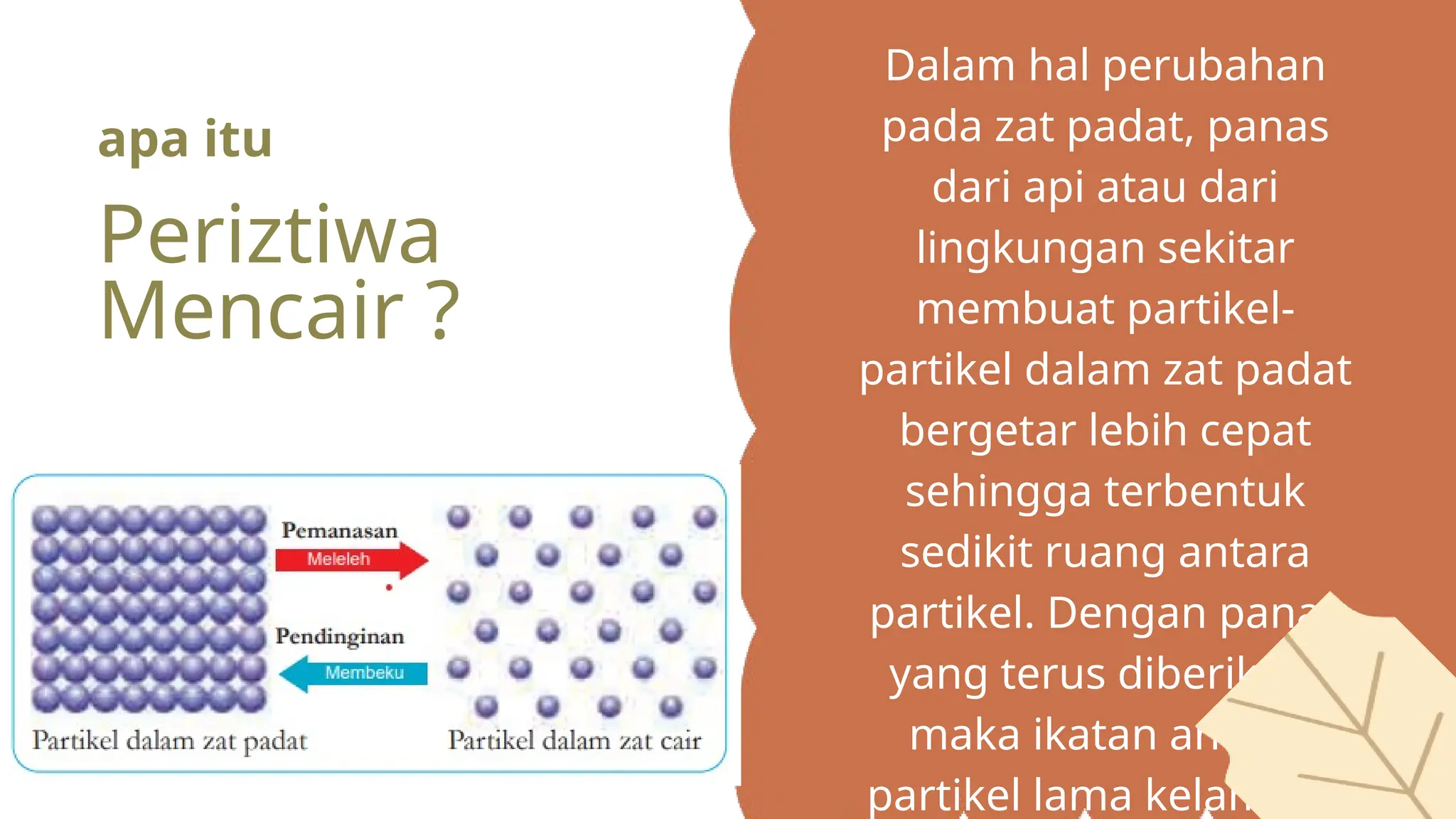 PPT PERUBAHAN WUJUD ZAT KELAS 7 SMP/MTS IPA | PPTX