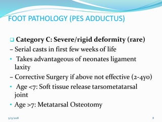 Ppt (pes adductus) | PPTX | Physical Therapy | Wellness