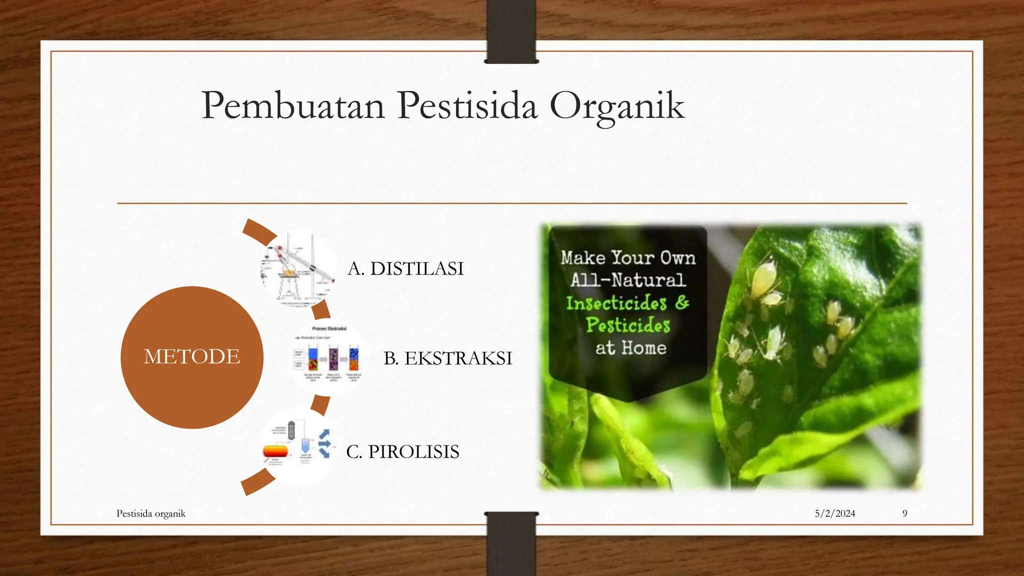 pelatihan pembuatan pestisida nabati yang aman bagi lingkungan | PPTX