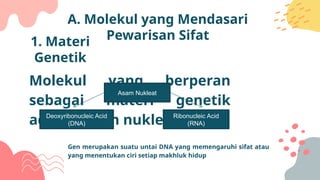 Pewarisan Sifat Pada makhluk hidup Kelas 9 materi SMP | PPTX