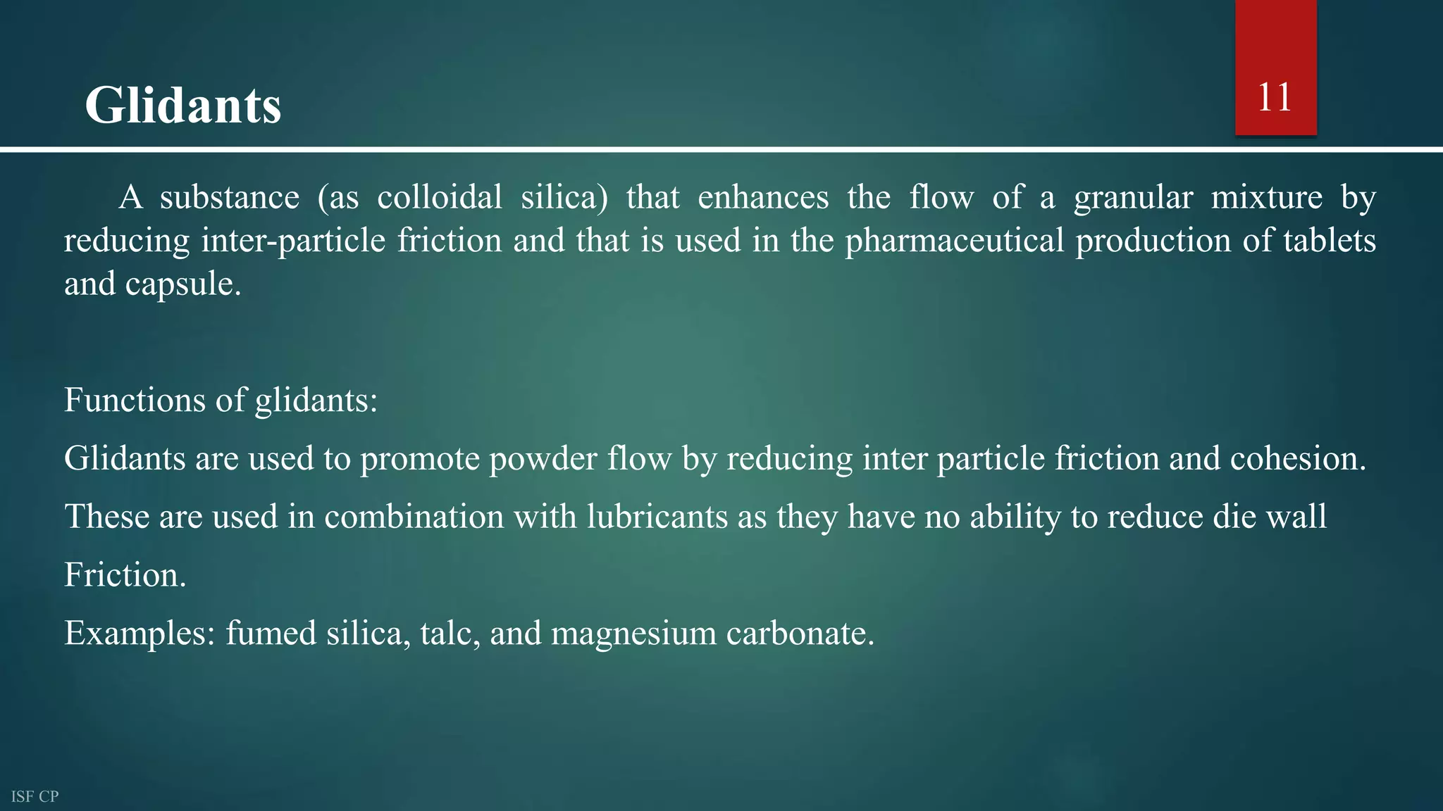 Pharmaceutical Additives | PPTX