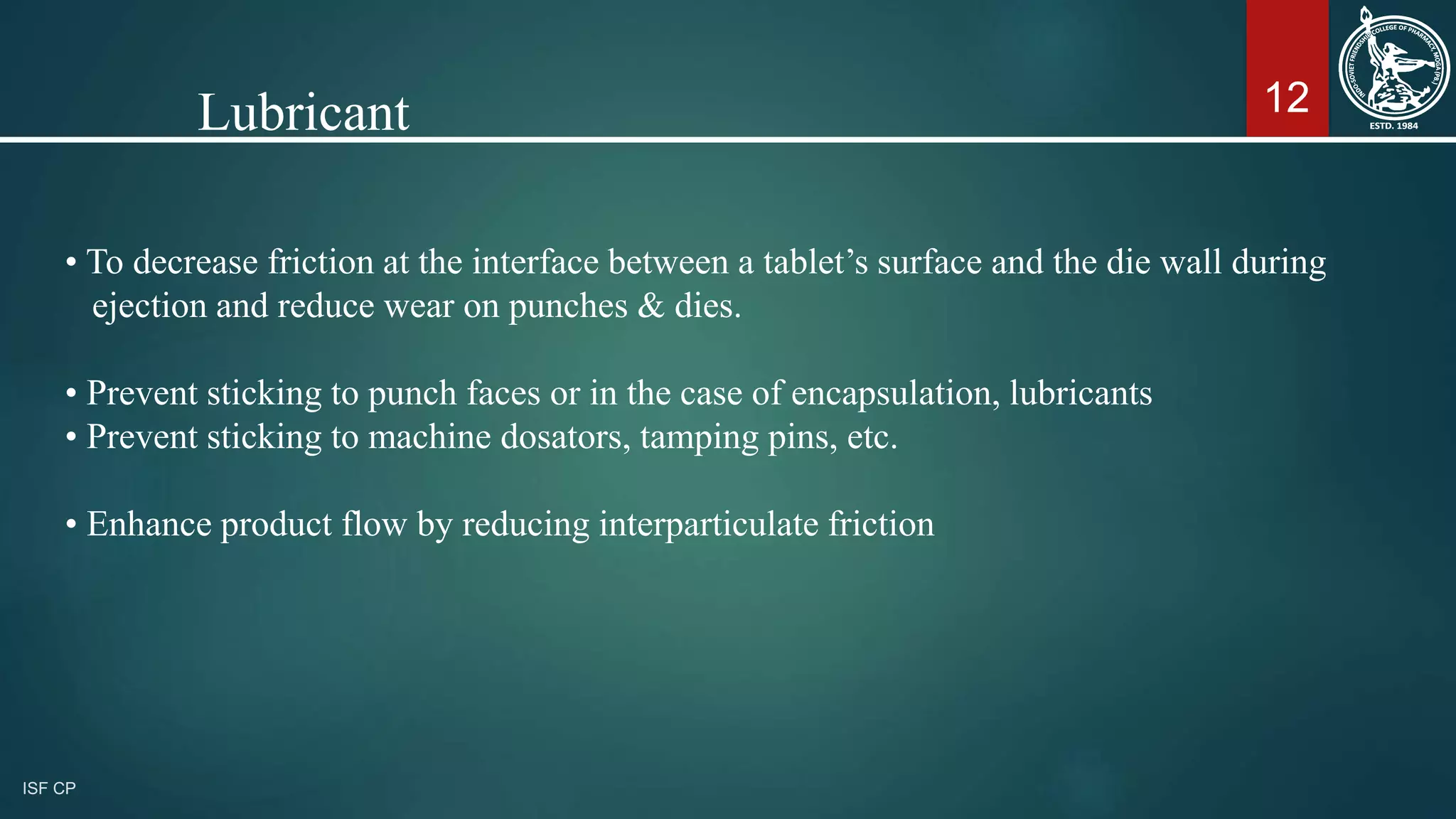 Pharmaceutical Additives | PPTX