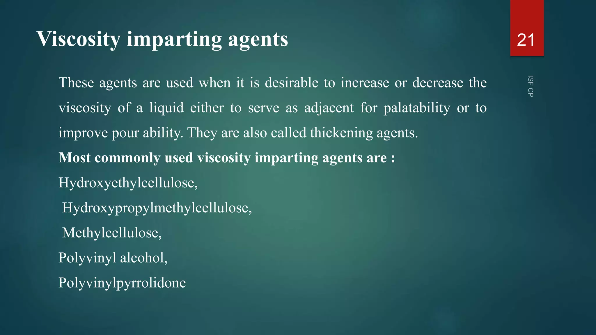 Pharmaceutical Additives | PPTX