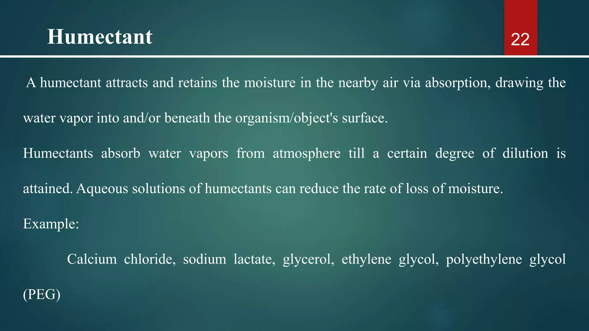 Pharmaceutical Additives | PPTX