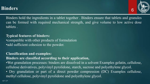 Pharmaceutical Additives | PPTX