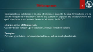 Pharmaceutical Additives | PPTX