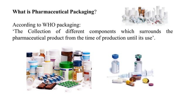 Pharmaceutical packaging technology | PPT