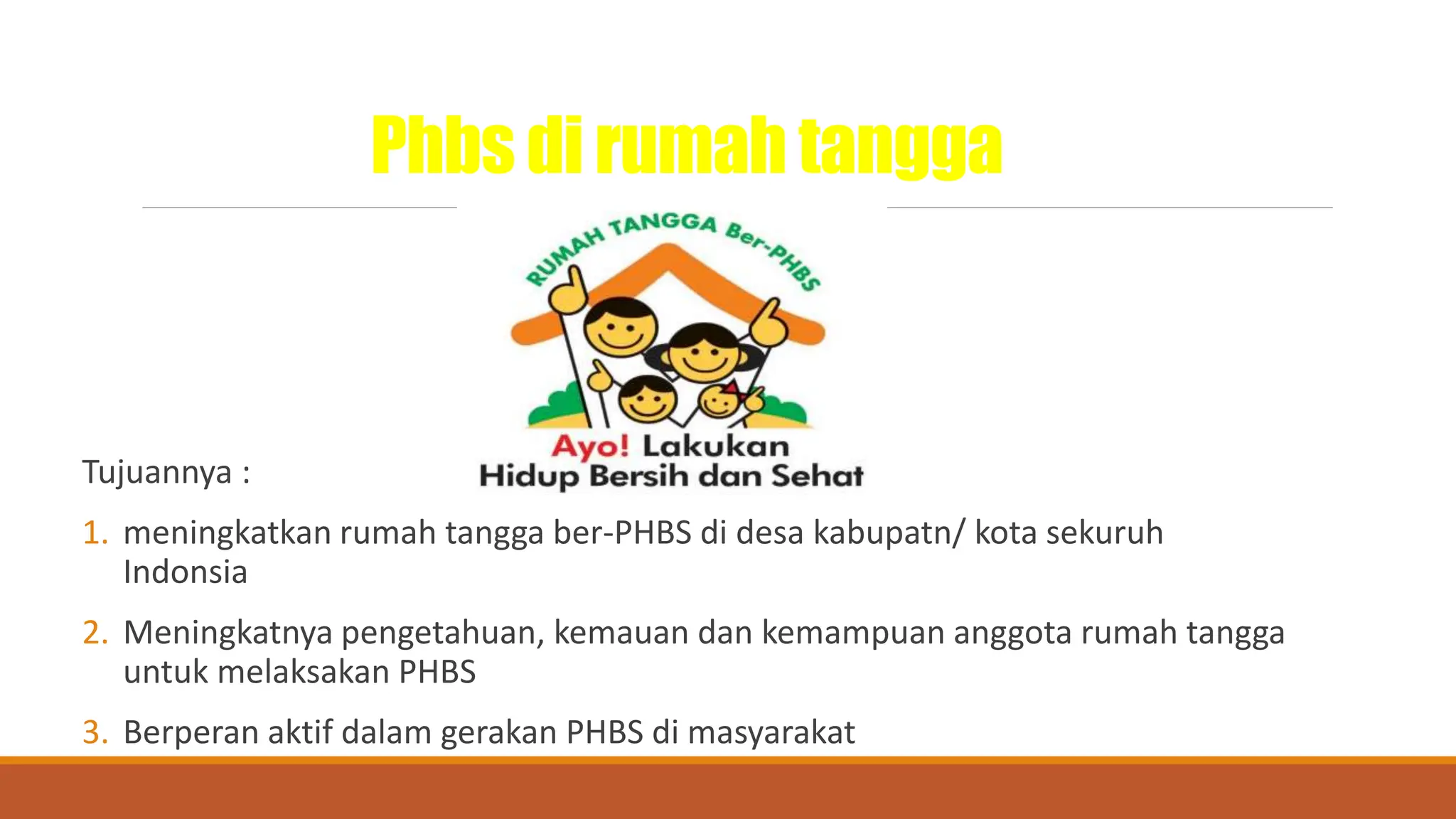 MATERI PERILAKU HIDUP BERSIH DAN SEHAT (PHBS) | PPTX