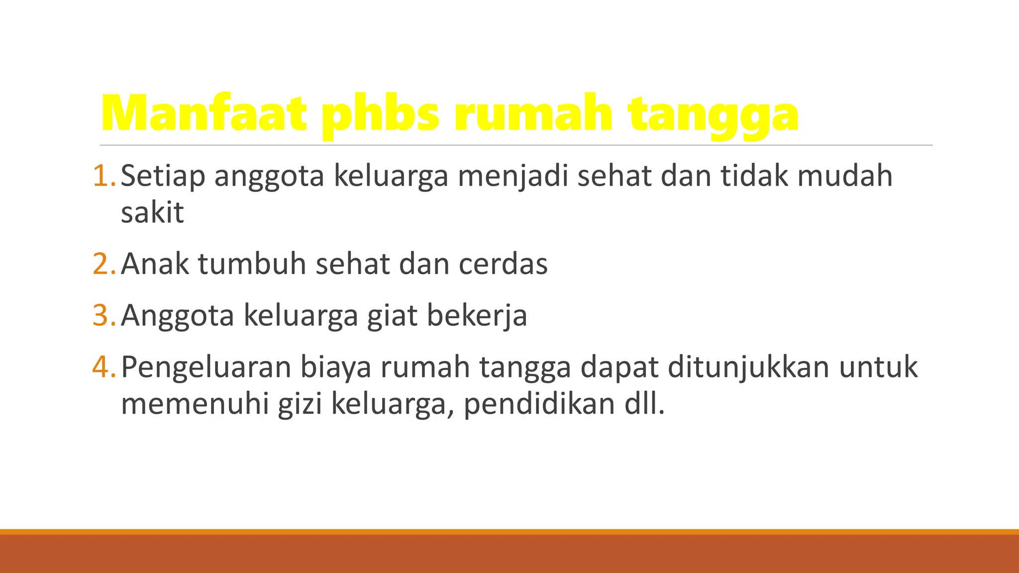 MATERI PERILAKU HIDUP BERSIH DAN SEHAT (PHBS) | PPTX