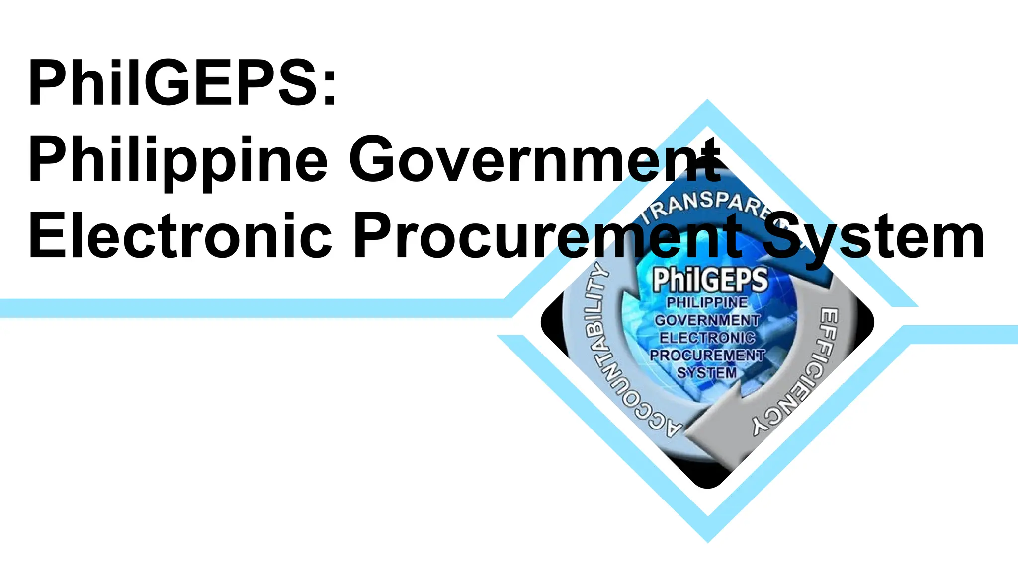 Power Point for PhilGEPS Orientation for Secondary and Elementary ...