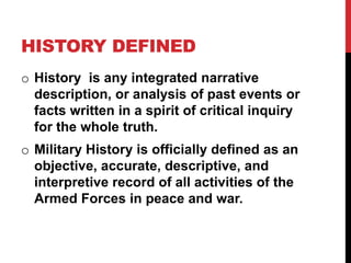 Philippine Military History | PPTX