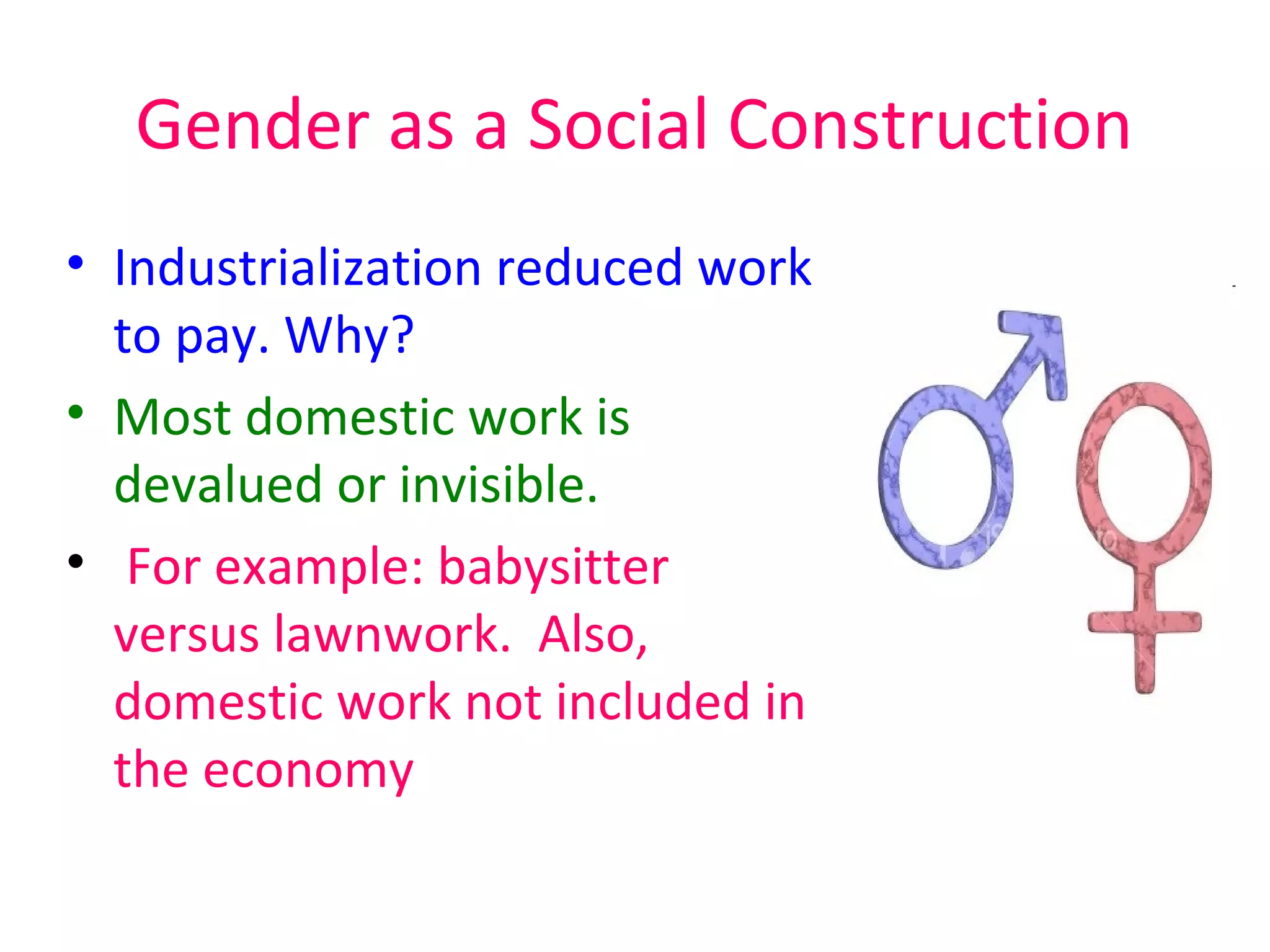 GENDER AS A SOCIAL CONSTRUCT | PPT