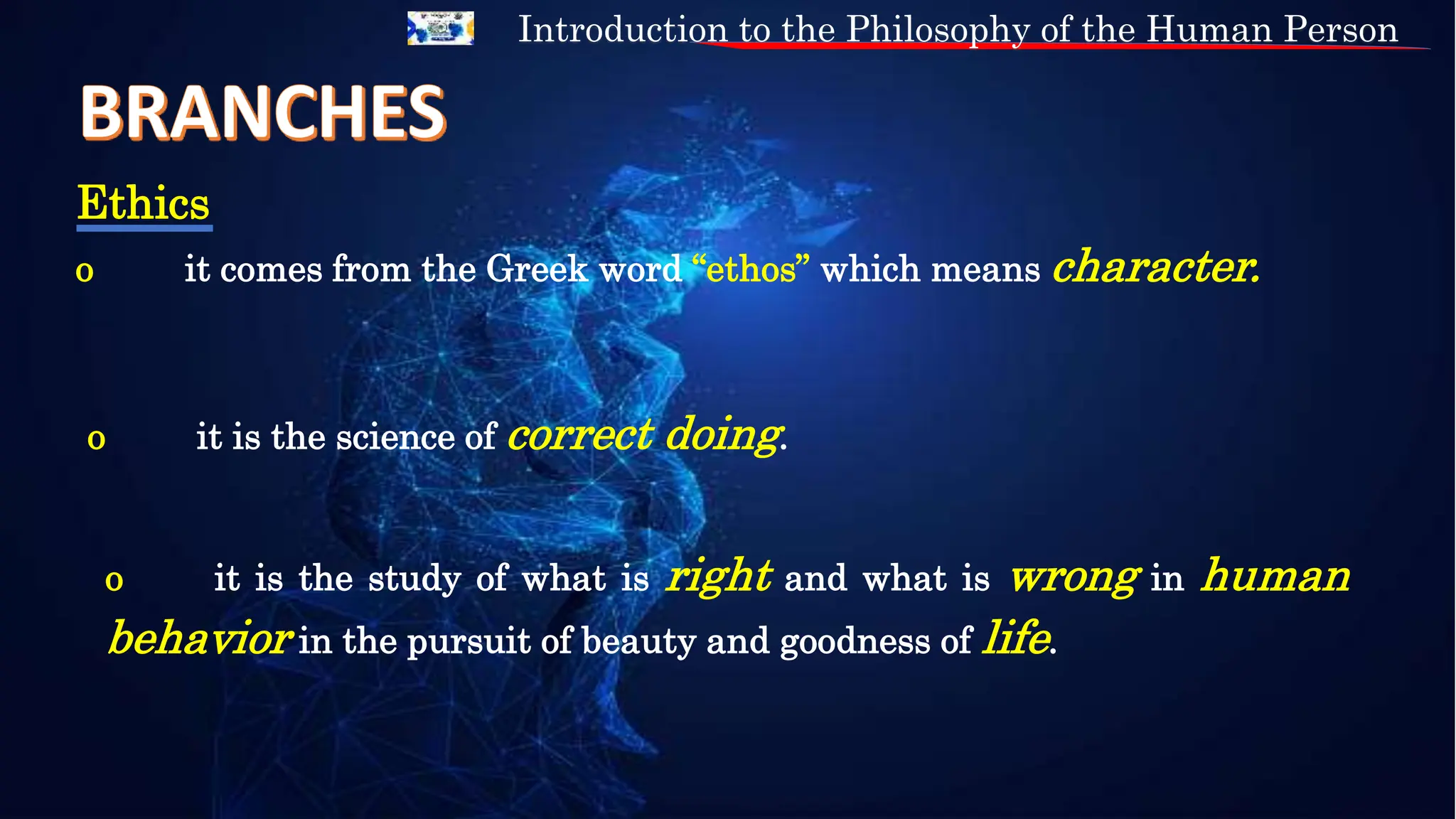 Meaning, Characteristics, and Branches of Philosophy | PPTX