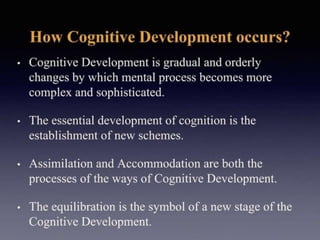 Jean Piaget four stages of cognitive develoment | PDF