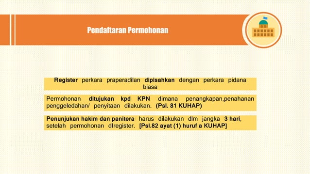 PPT HUKUM PIDANA - Pra peradilan Di Indonesia | PPTX