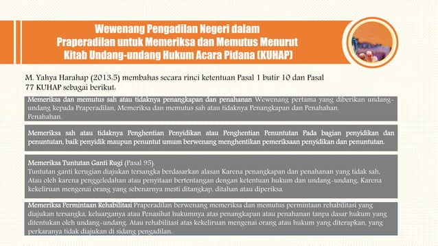 PPT HUKUM PIDANA - Pra peradilan Di Indonesia | PPTX