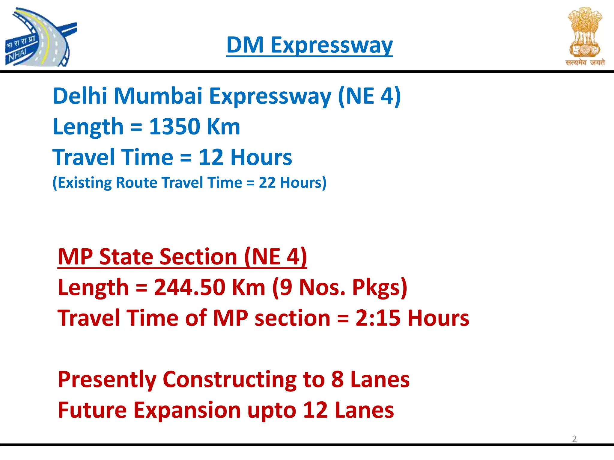 PPT, PIU Ratlam_8-lane Delhi-Mumbai Expressway | PPT