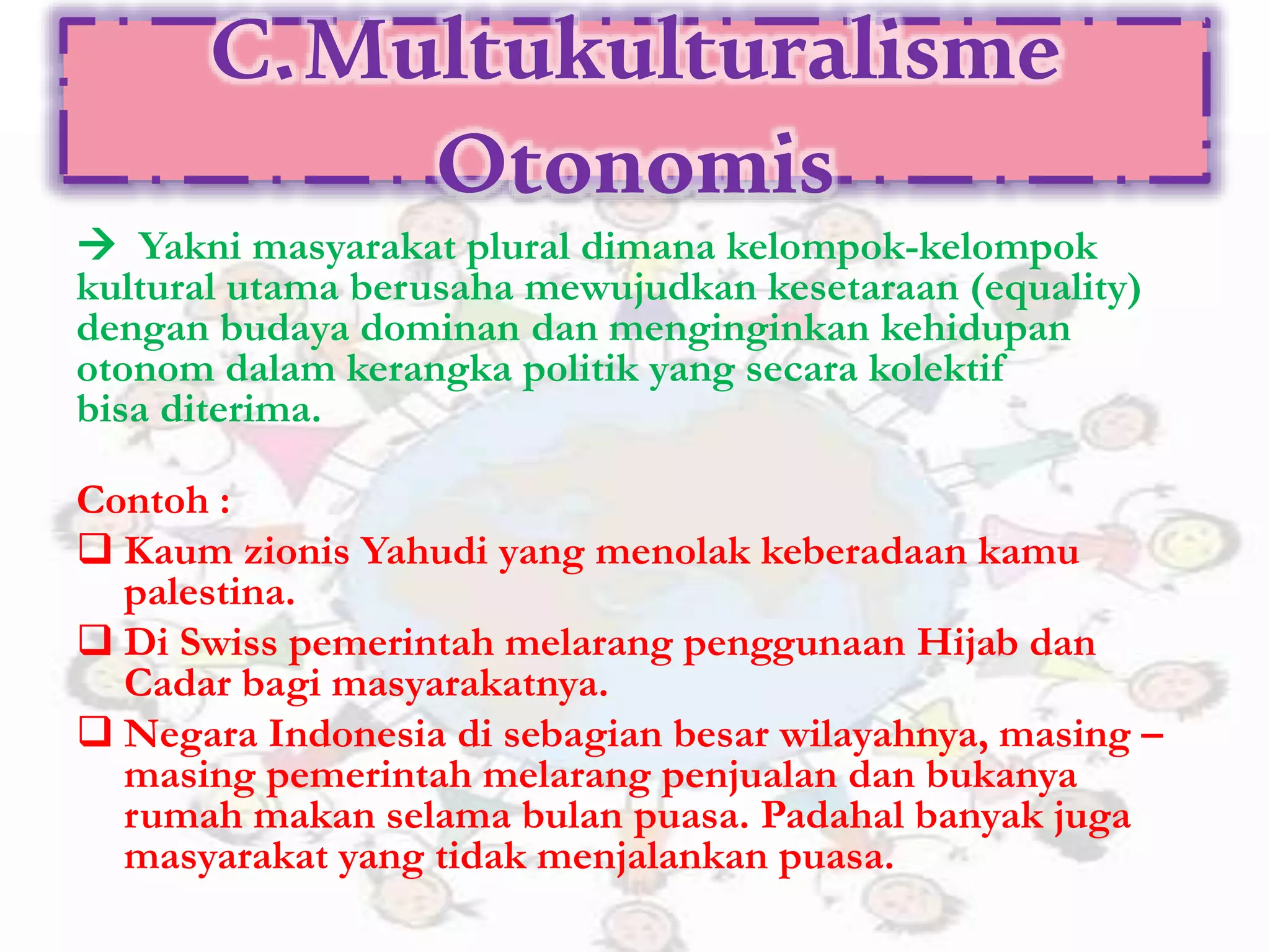 MULTIKULTURALISME | PPTX