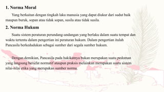 Pancasila Sebagai Sistem Moral dan Etika Bermasyarakat (Civic Virtue ...