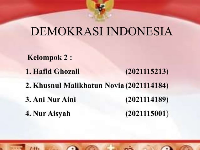 Ppt pkn demokrasi | PPTX