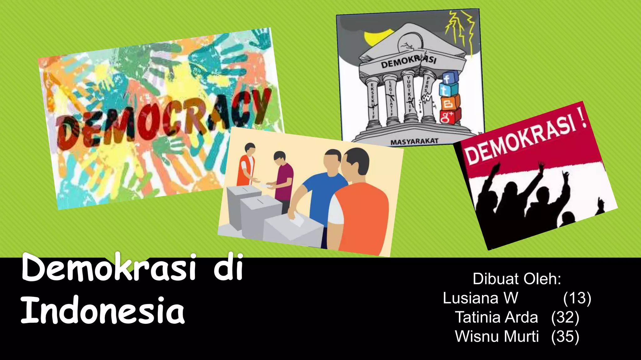 PPT PKN Demokrasi di Indonesia | PPTX