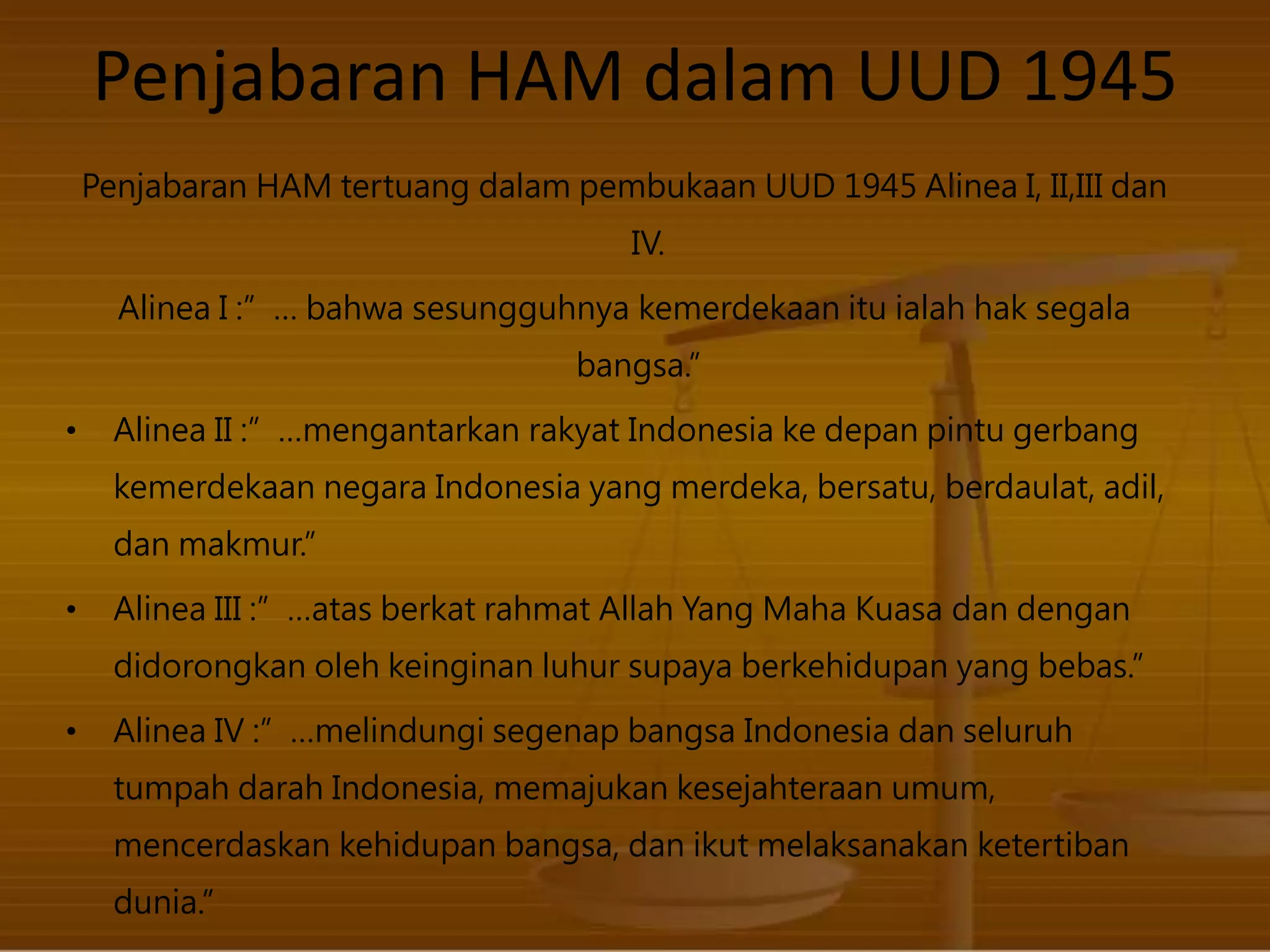 Hak Asasi Manusia (HAM) dan Rule Of Law | PPTX