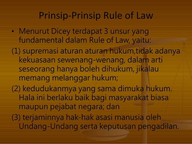 Hak Asasi Manusia (HAM) dan Rule Of Law | PPTX