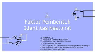 Presentasi identitas nasional | PPTX