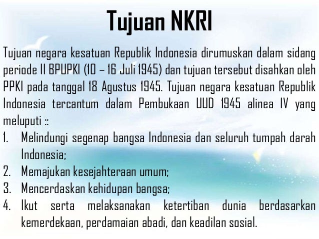 Ppt Pentingnya Keutuhan Negara Kesatuan Republik Indonesia Nkri