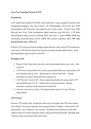 Pptp,l2 f,l2tp | PDF