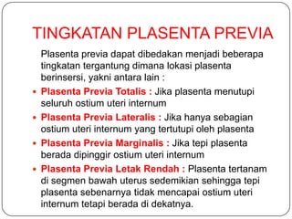 Ppt plasenta previa | PPTX